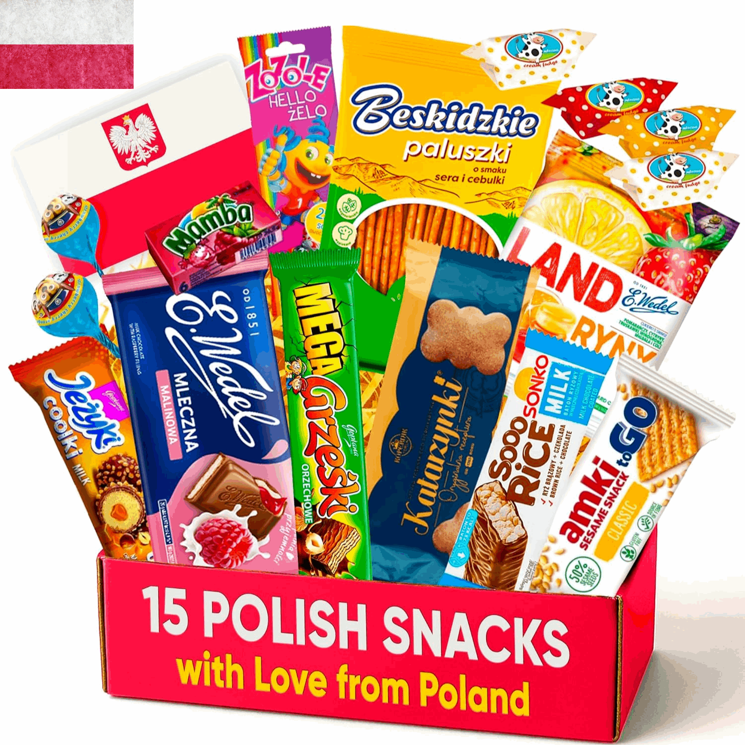 Authentic Polish Candy Box – 15 Traditional Treats from Poland